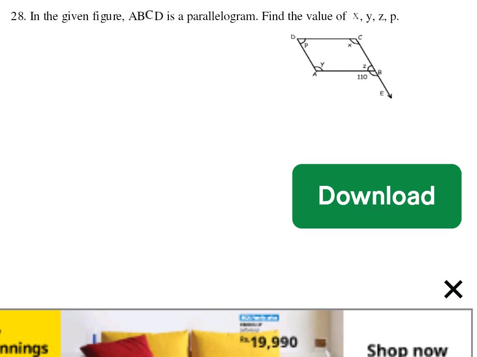 28. In the given figure, ABCD is a | StudyX