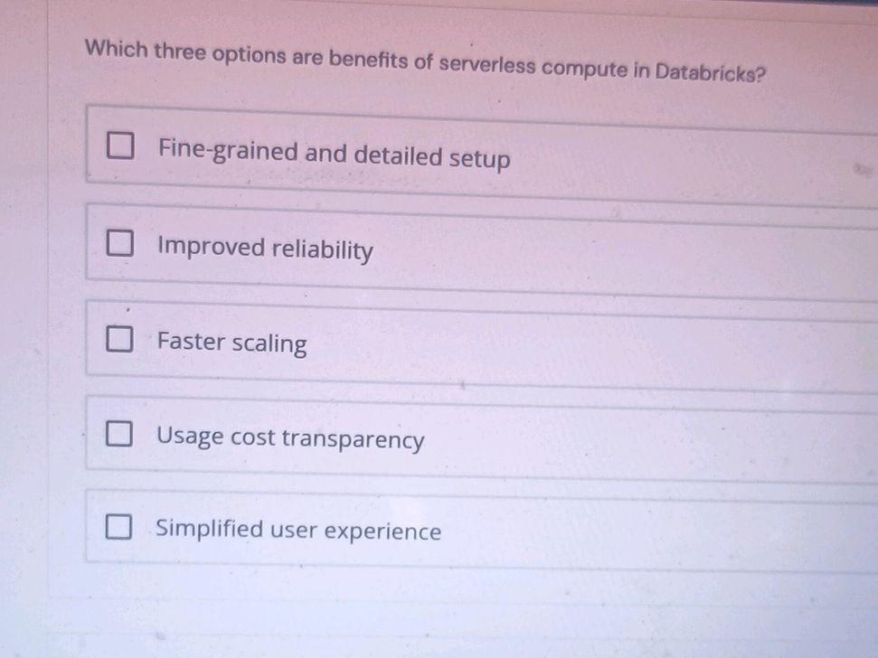 Which three options are benefits of | StudyX