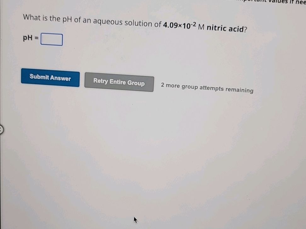 What is the pH of an aqueous solution of | StudyX