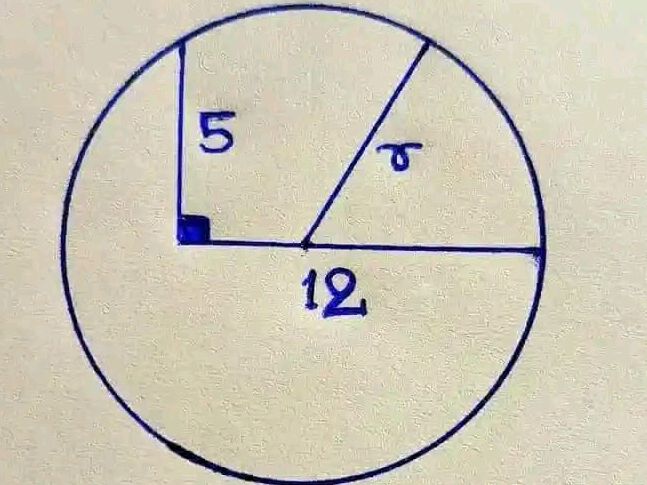 A right triangle is inscribed in a circle. | StudyX