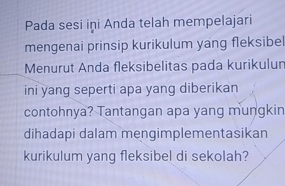 Pada sesi ini Anda telah mempelajari | StudyX