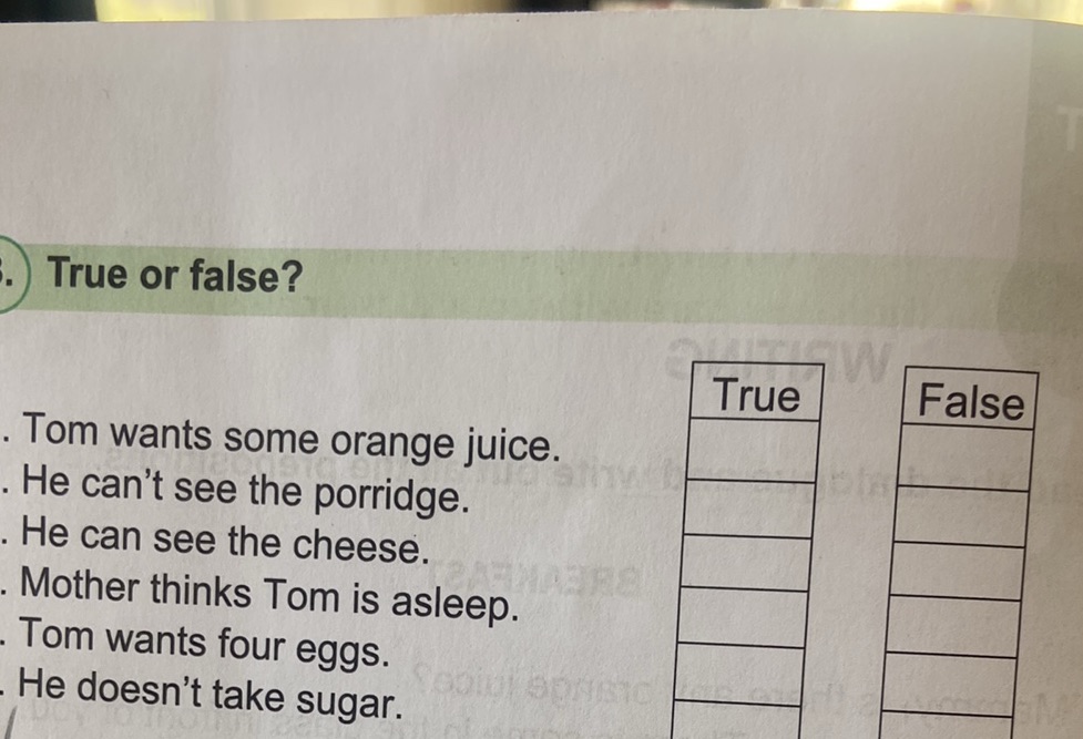 3. True or false? | Statement | True | | StudyX