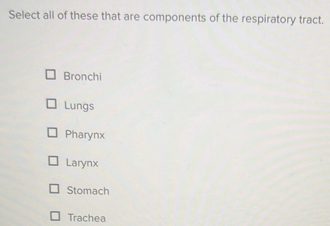 Select all of these that are components of | StudyX