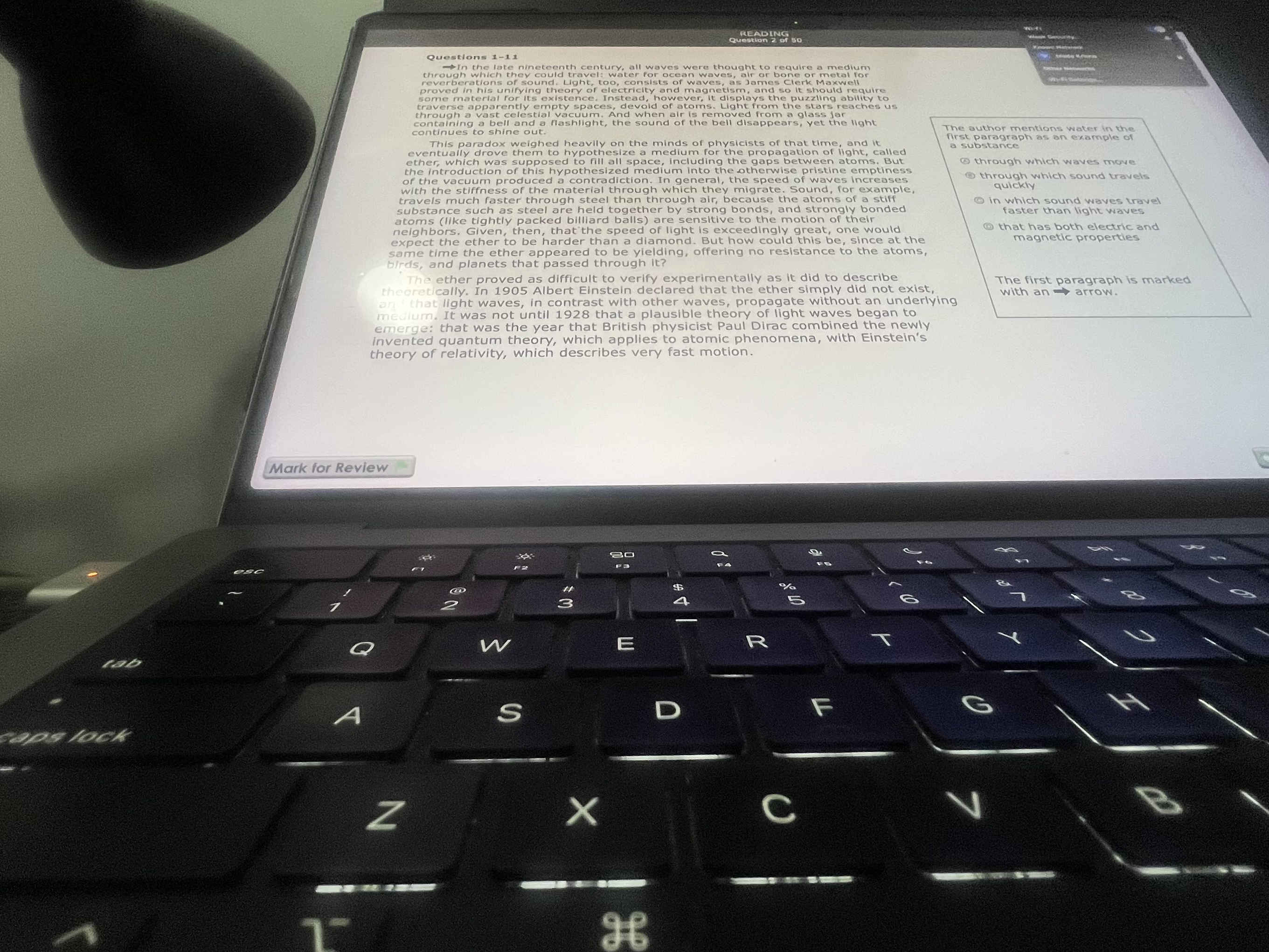 The author mentions water in the first | StudyX