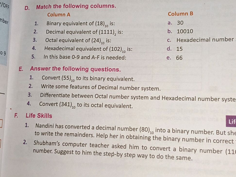 D. Match the following columns. Column A | | StudyX