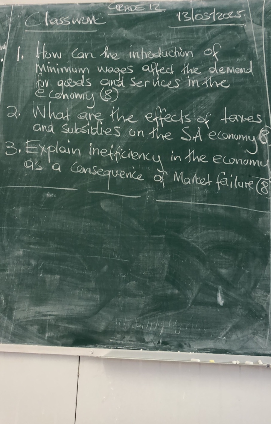 1. How can the introduction of Minimum wages | StudyX