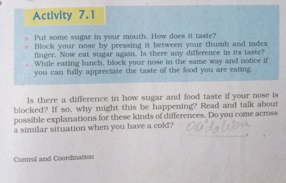 Put some sugar in your mouth. How does it