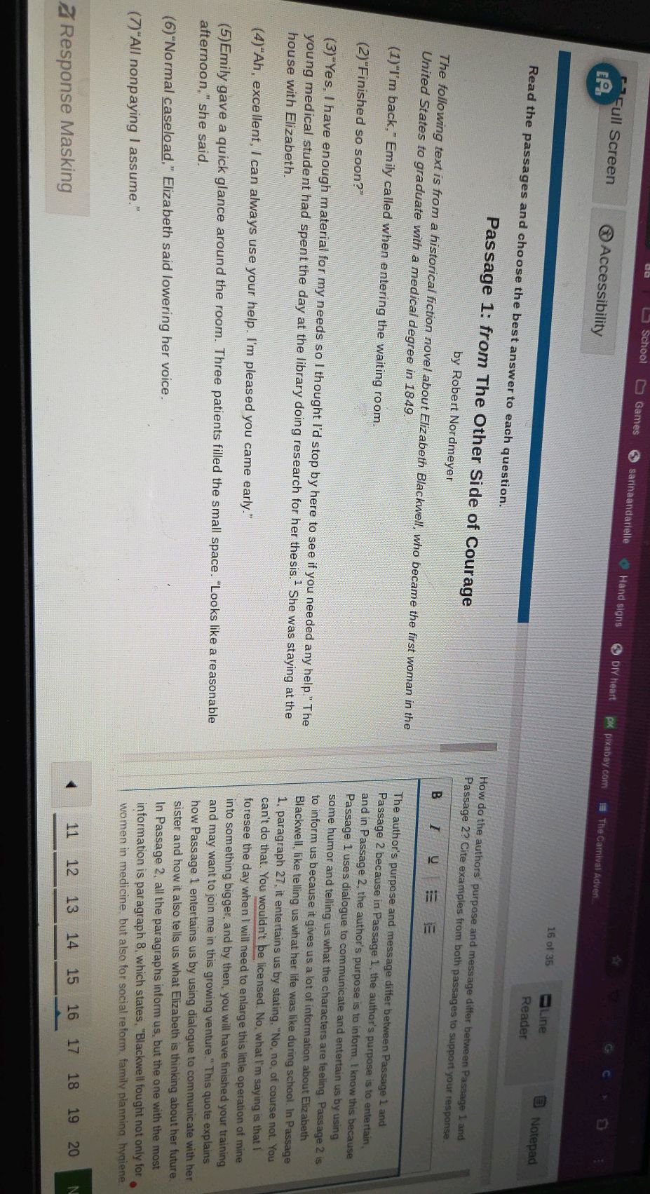 How do the authors' purpose and message | StudyX