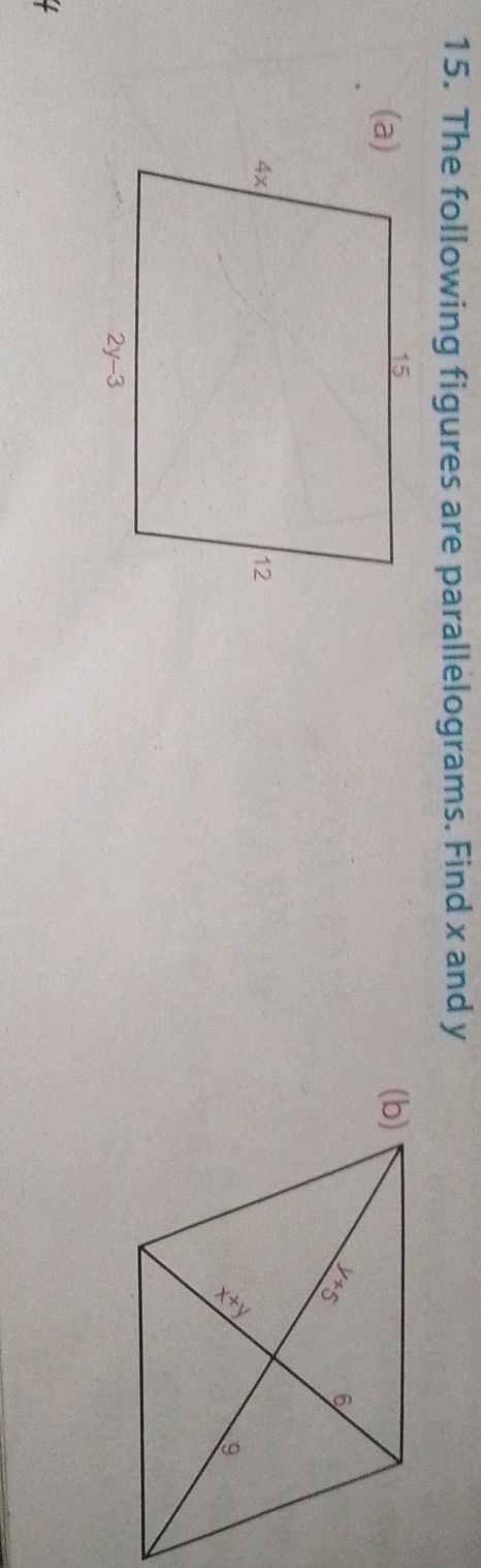 15. The following figures are | StudyX