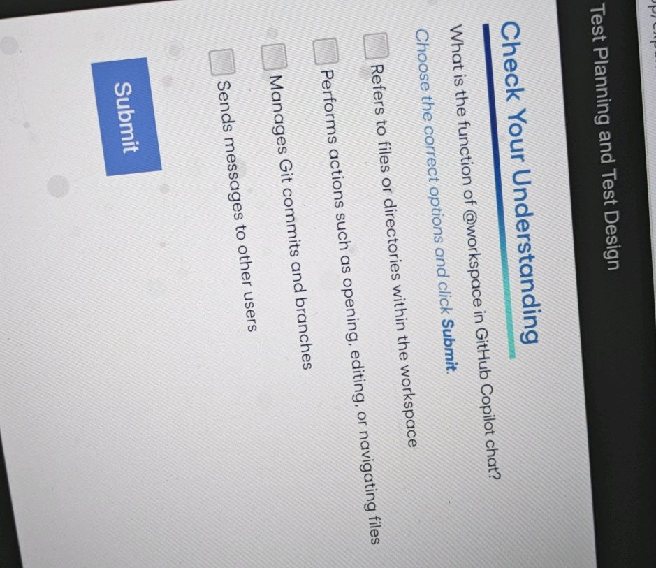 What is the function of @workspace in GitHub | StudyX