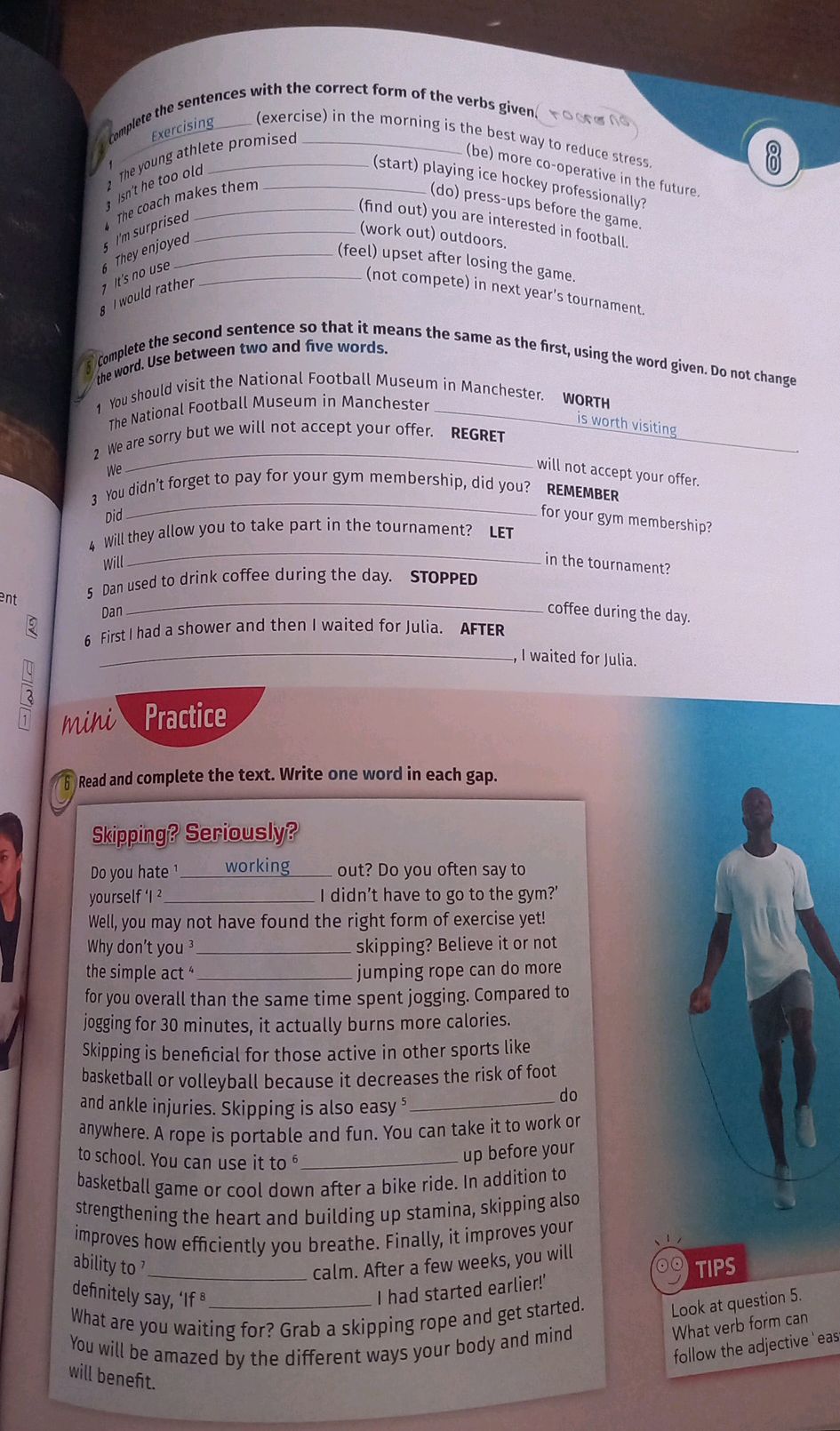 Complete the sentences with the correct form | StudyX