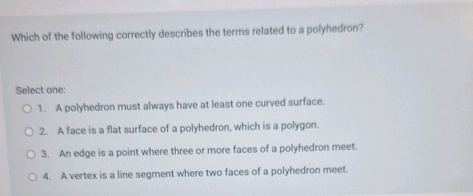 Which of the following correctly describes | StudyX