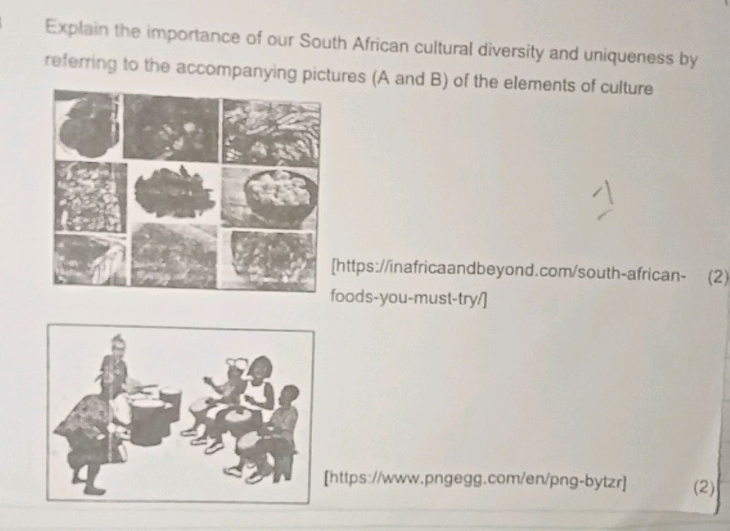 Explain the importance of our South African | StudyX