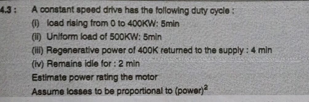 4.3: A constant speed drive has the | StudyX