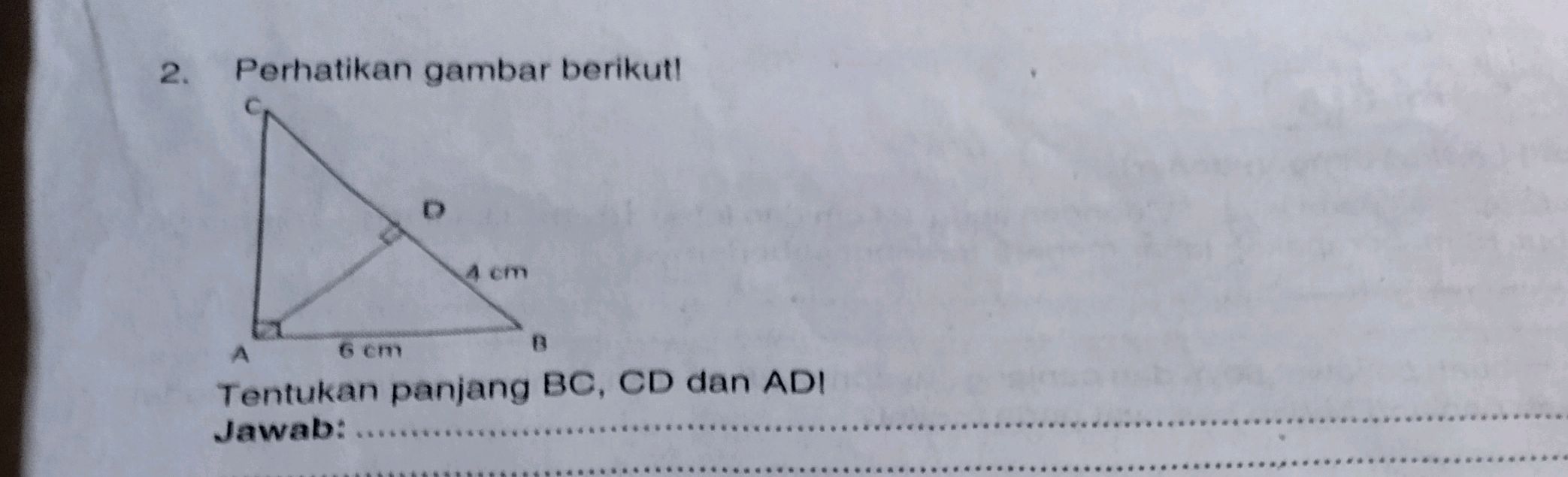 Perhatikan gambar berikut! Tentukan panjang | StudyX