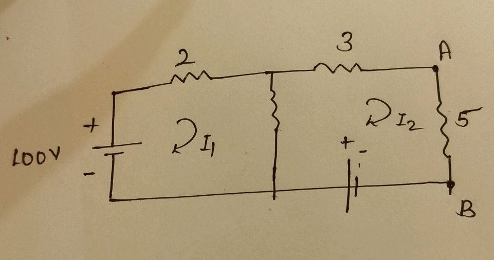 The image shows a circuit diagram with a | StudyX