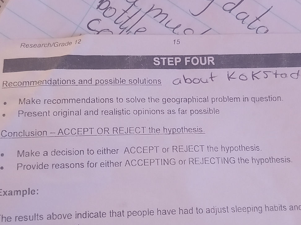 Recommendations and possible solutions about | StudyX