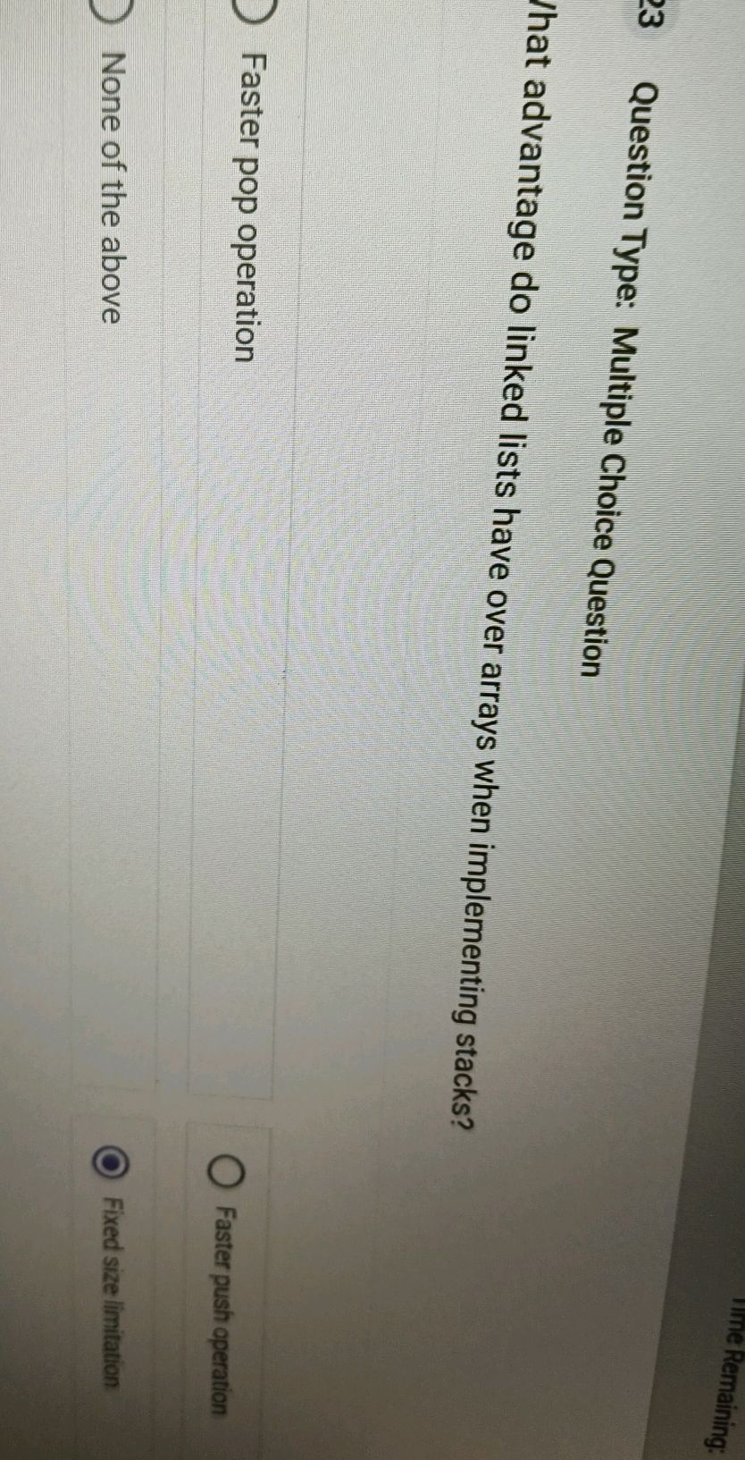 What advantage do linked lists have over | StudyX