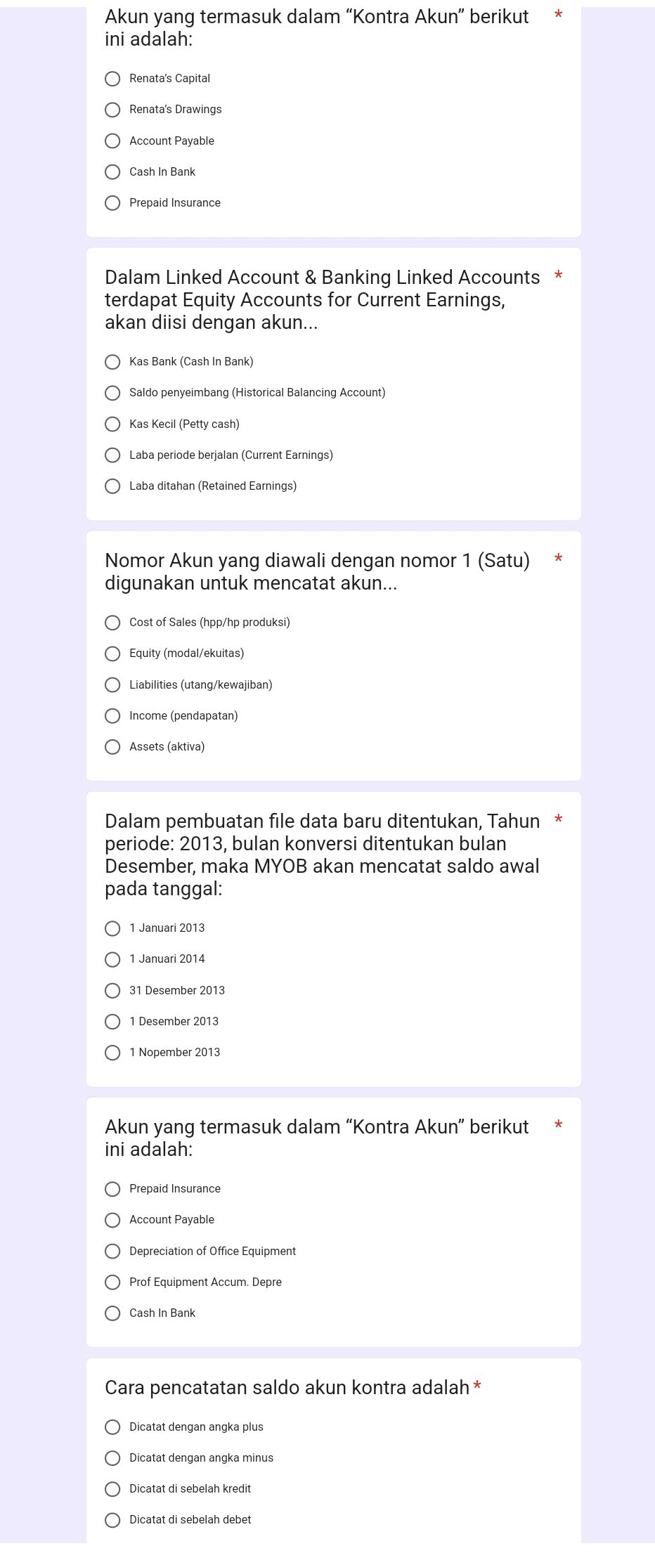 Akun yang termasuk dalam "Kontra Akun" | StudyX