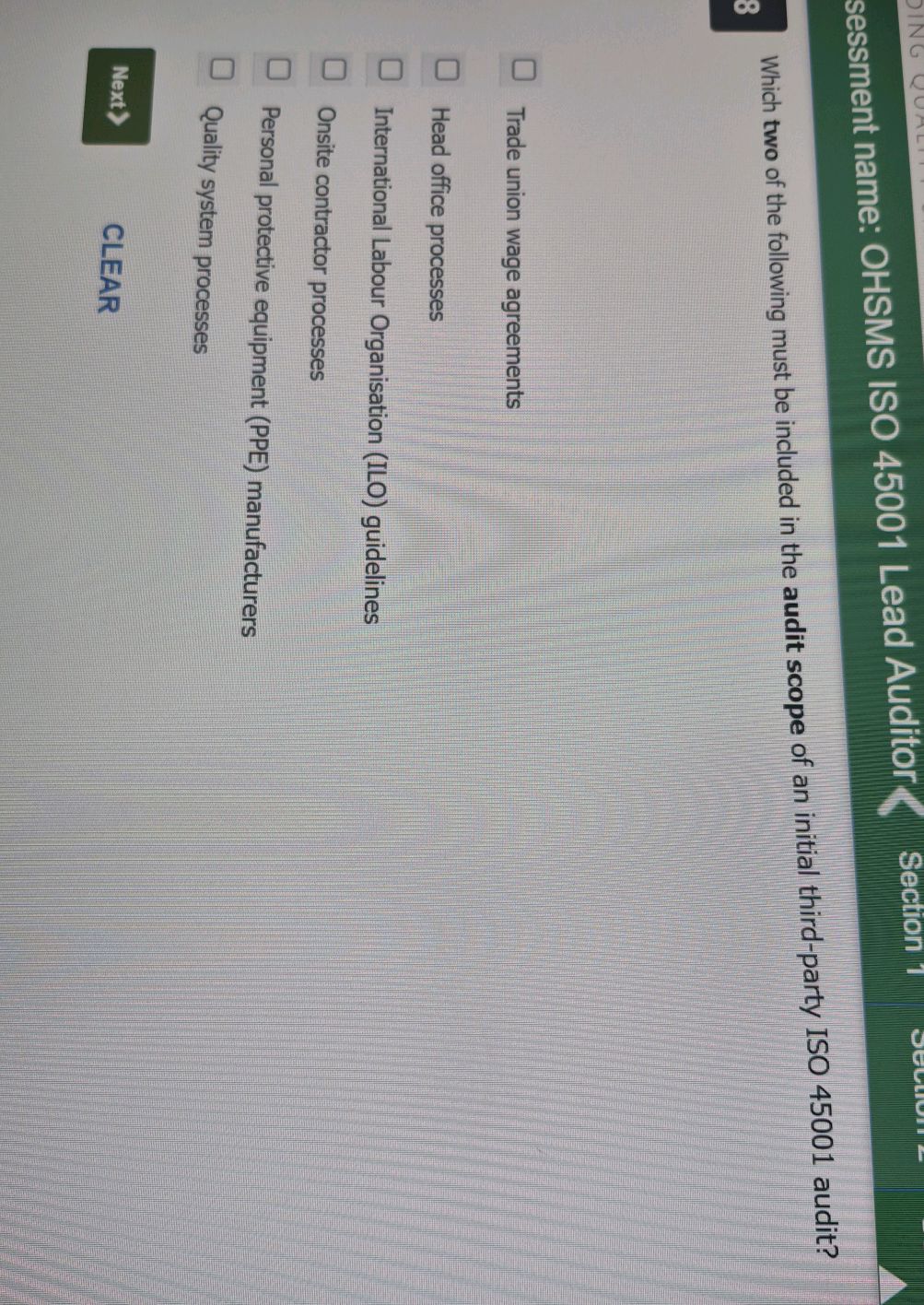 Which two of the following must be included | StudyX