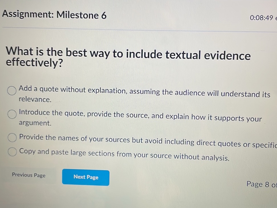 What is the best way to include textual