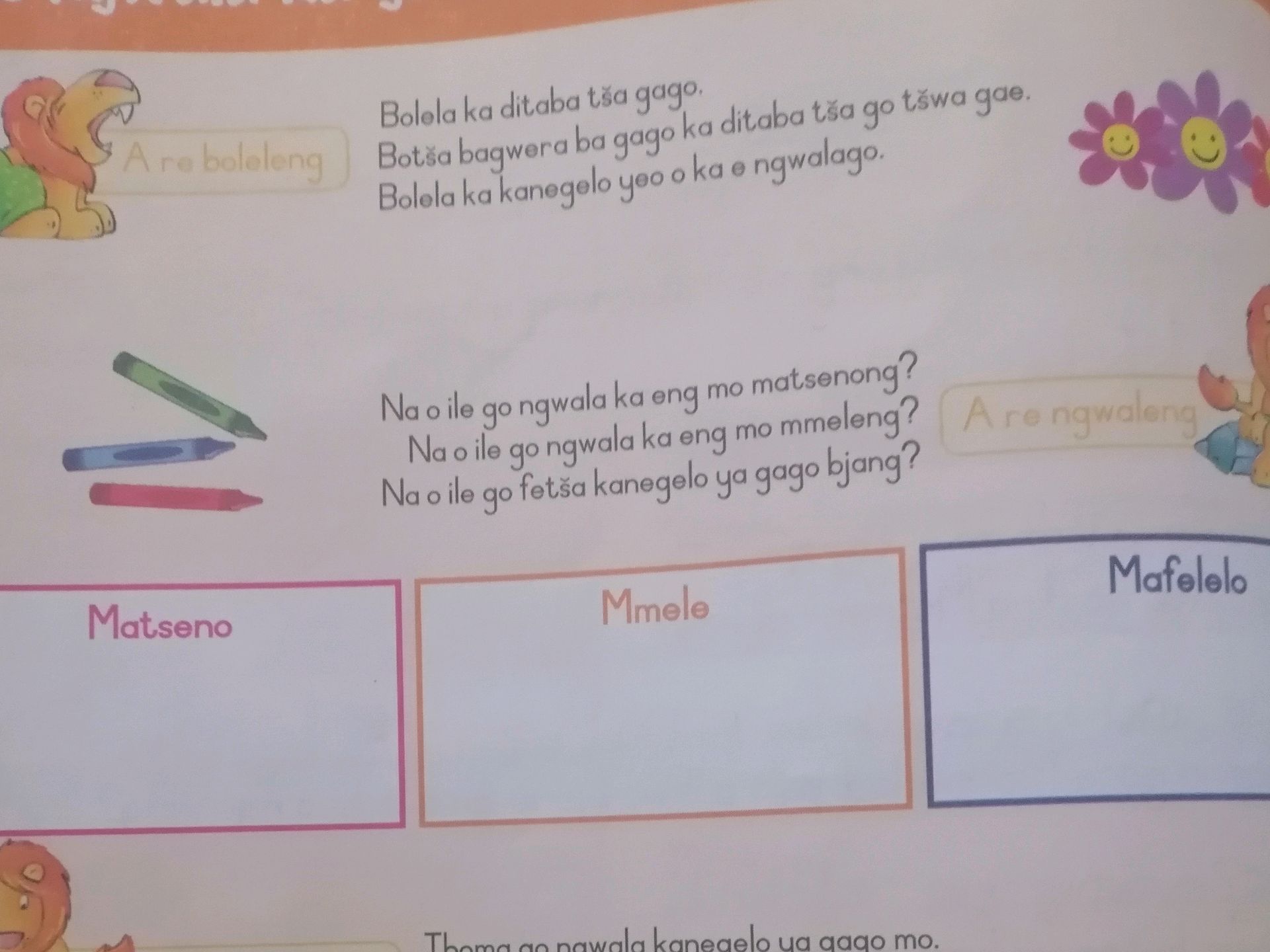 Bolela ka ditaba tša gago. Botša bagwera ba | StudyX