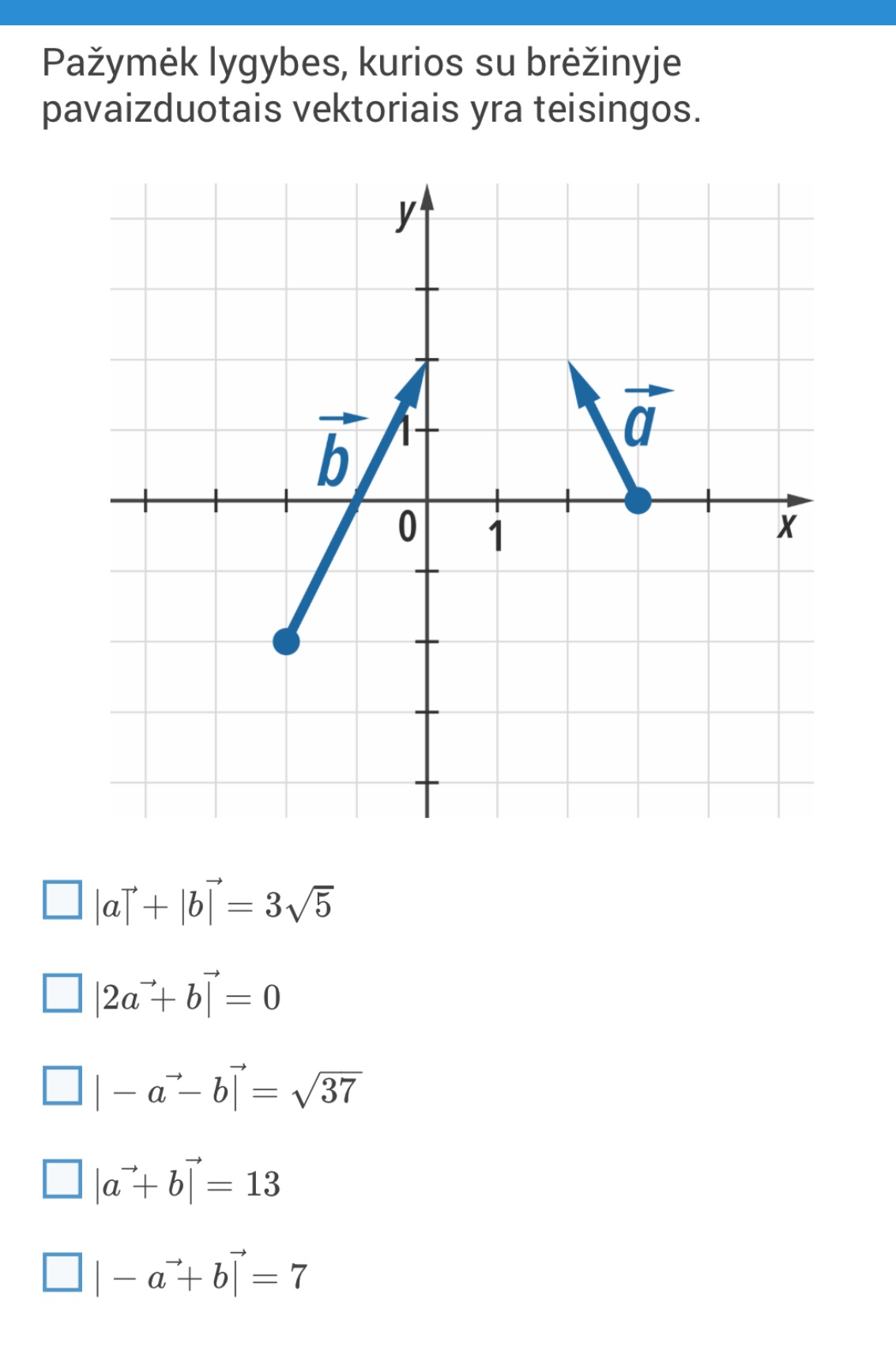 Pažymėk lygybes, kurios su brėžinyje | StudyX