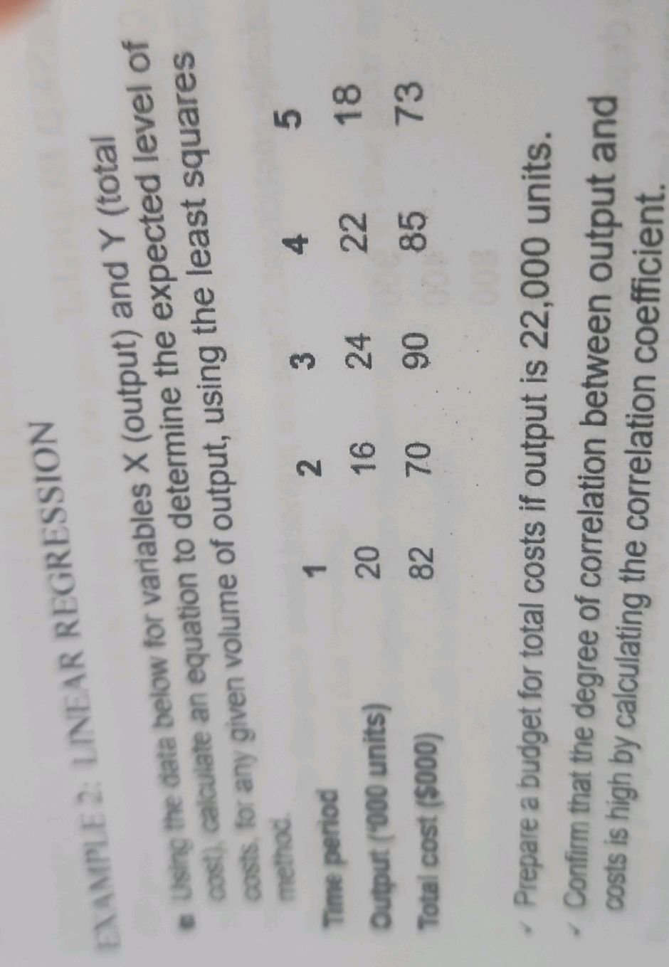 EXAMPLE 2: LINEAR REGRESSION • Using the | StudyX