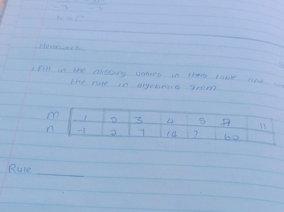 Fill in the missing values in this table and | StudyX