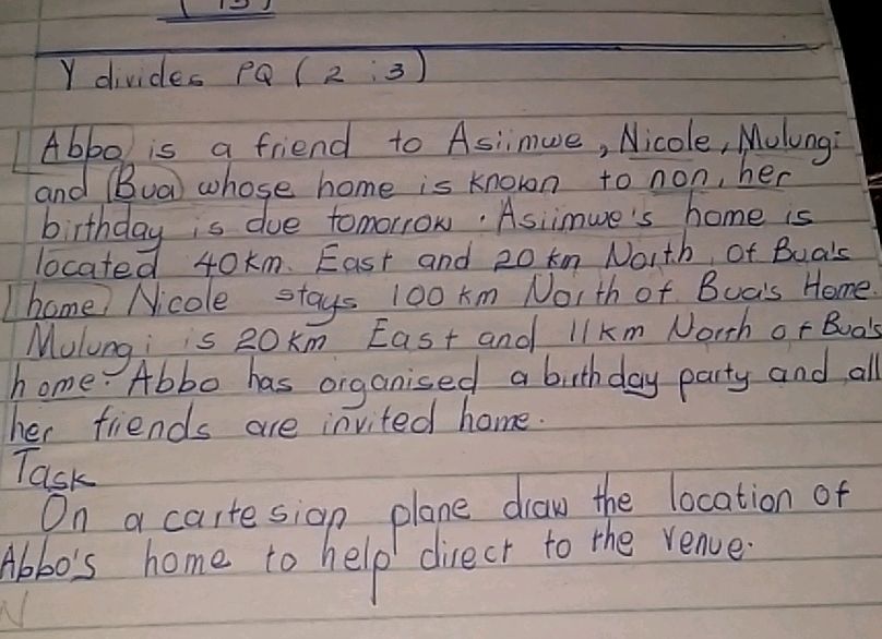 Abbo is a friend to Asiimwe, Nicole, Mulungi | StudyX