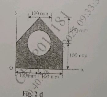 The image shows a 2D diagram with dimensions | StudyX