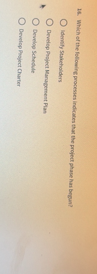 16. Which of the following processes | StudyX