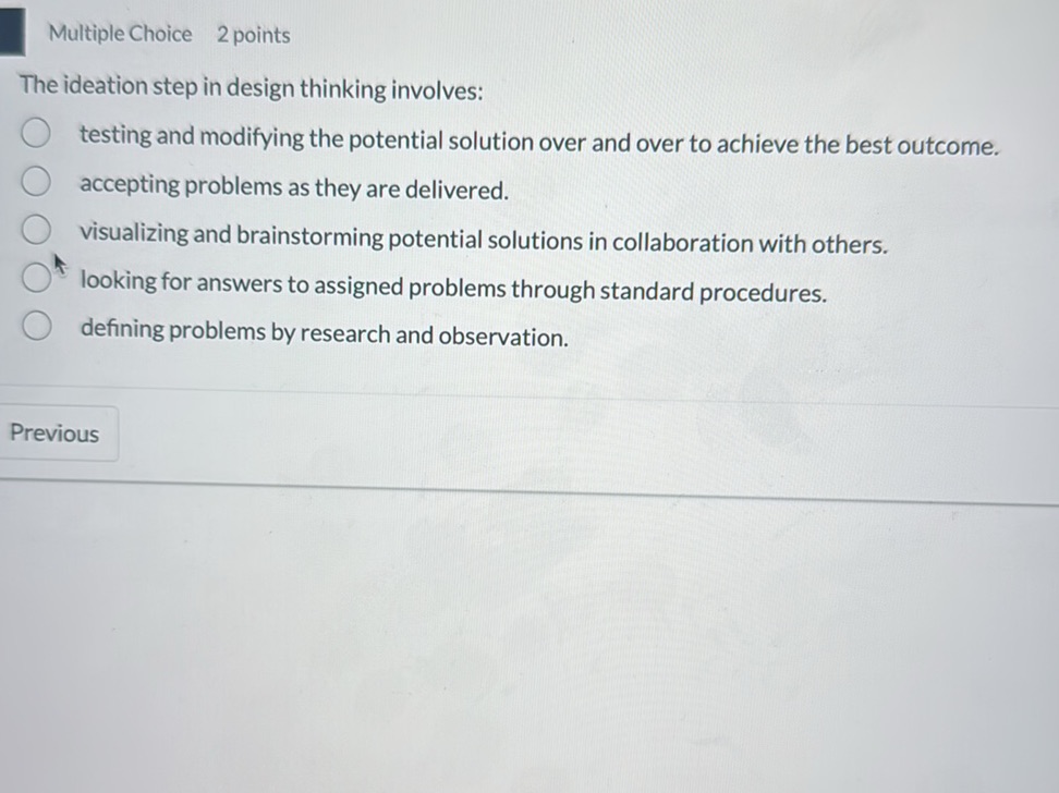 The ideation step in design thinking | StudyX