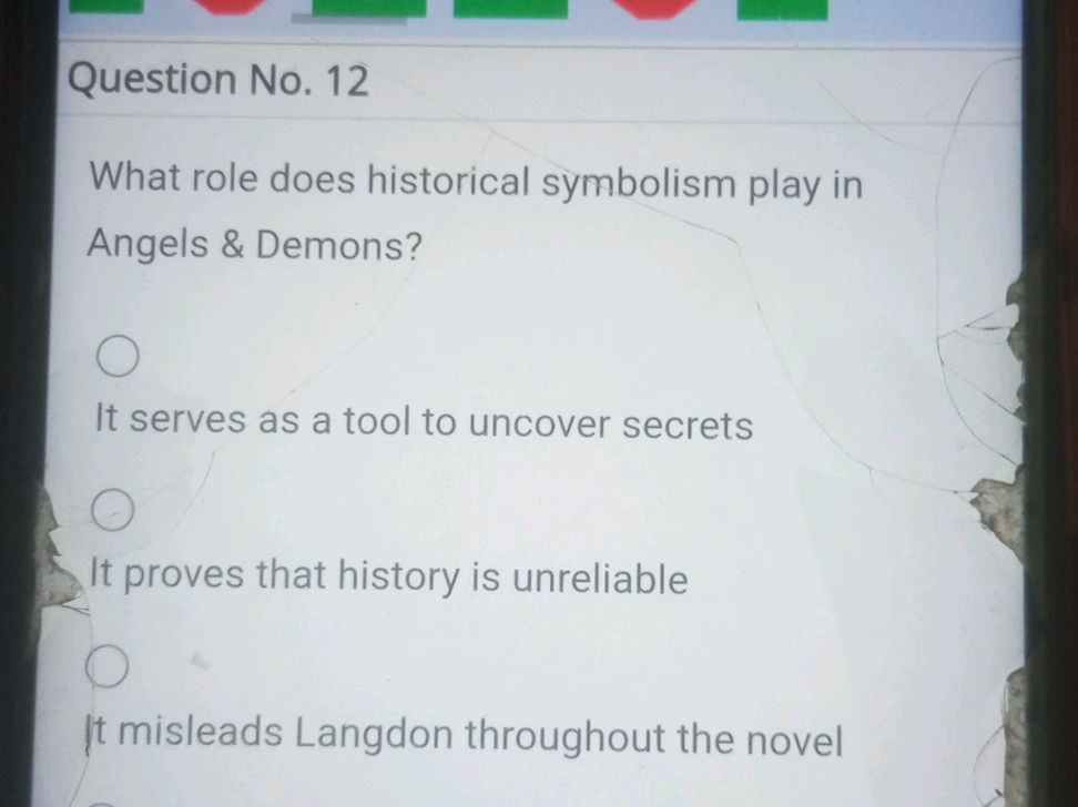 Question No. 12 What role does historical | StudyX