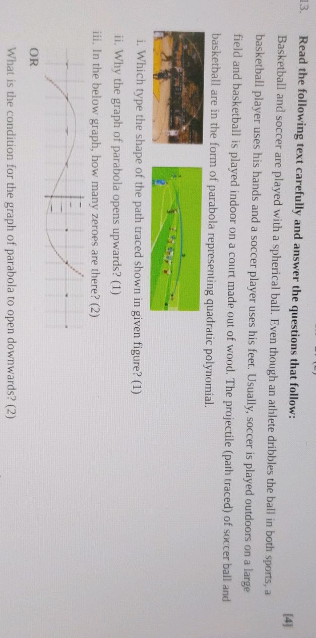 i. Which type the shape of the path traced | StudyX