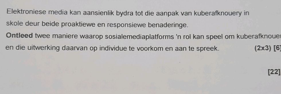 Ontleed twee maniere waarop