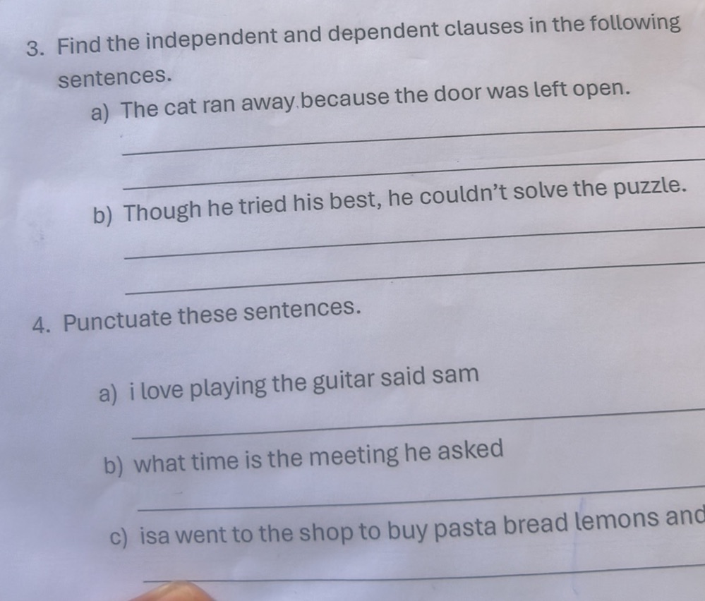 3. Find the independent and dependent | StudyX