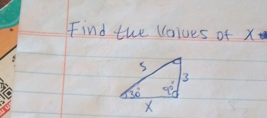 Find the values of $X$. $ {c} 5 | StudyX