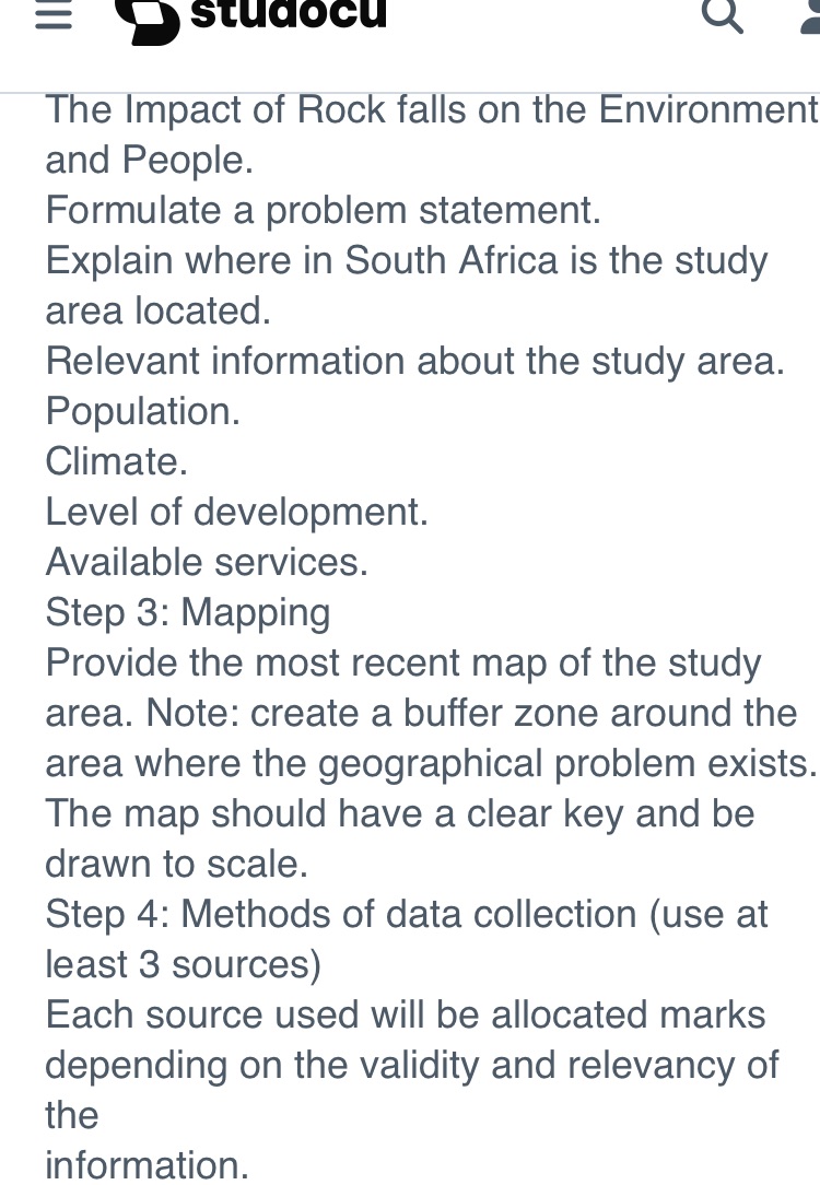 The Impact of Rock falls on the Environment | StudyX