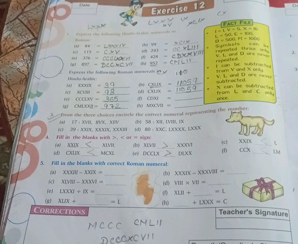 1. Express the following Hindu Arabic | StudyX