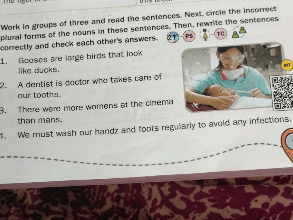 Work in groups of three and read the | StudyX