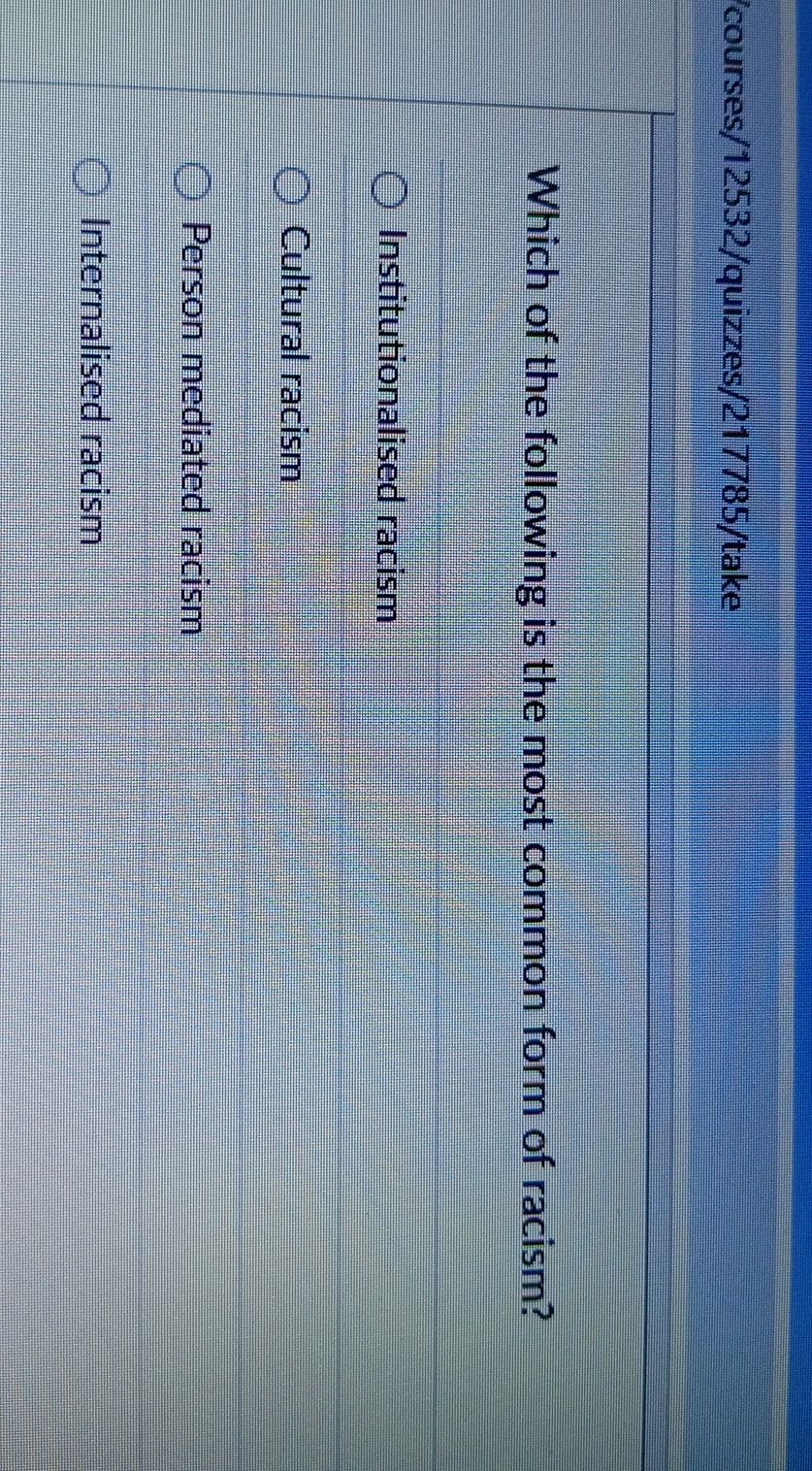 Which of the following is the most common | StudyX