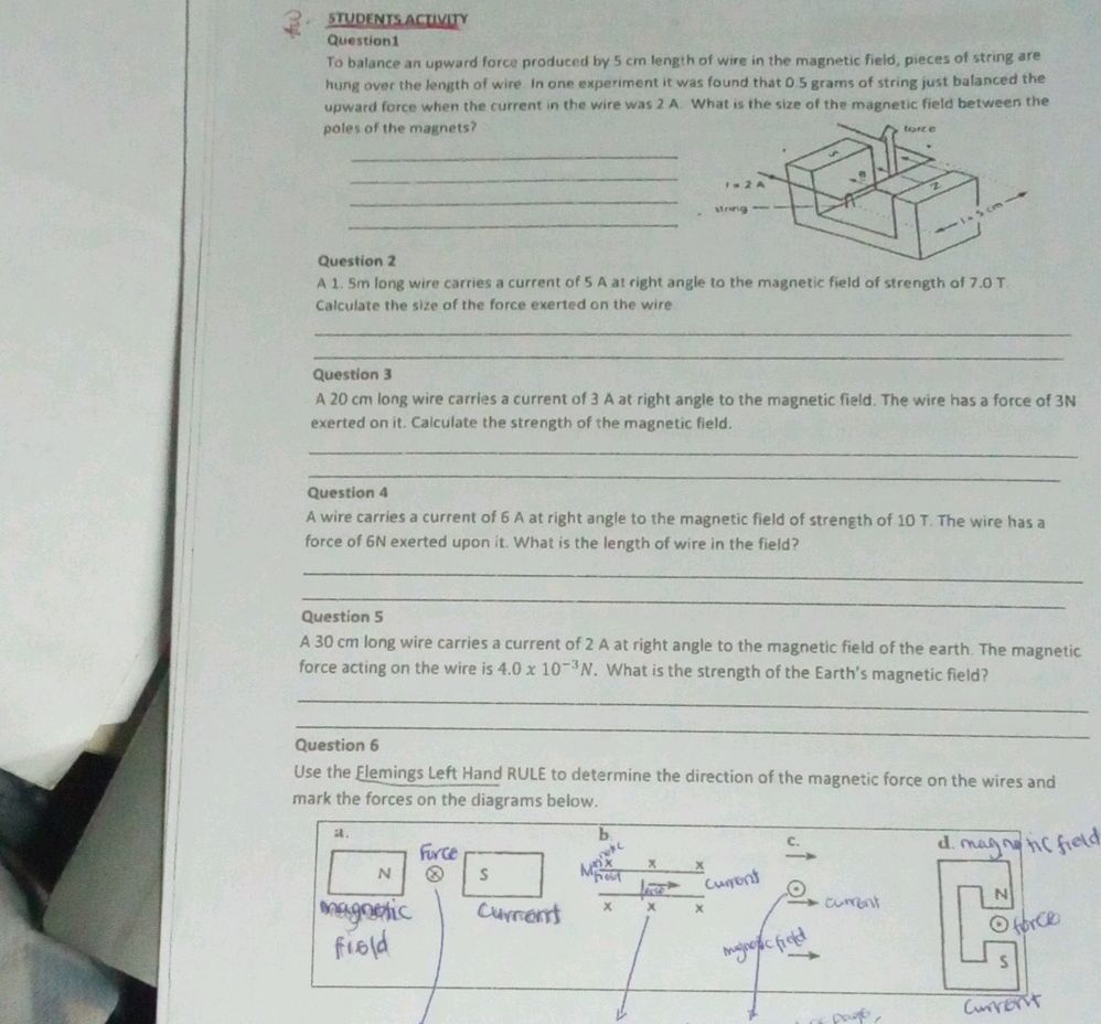 Question 1 To balance an upward force | StudyX