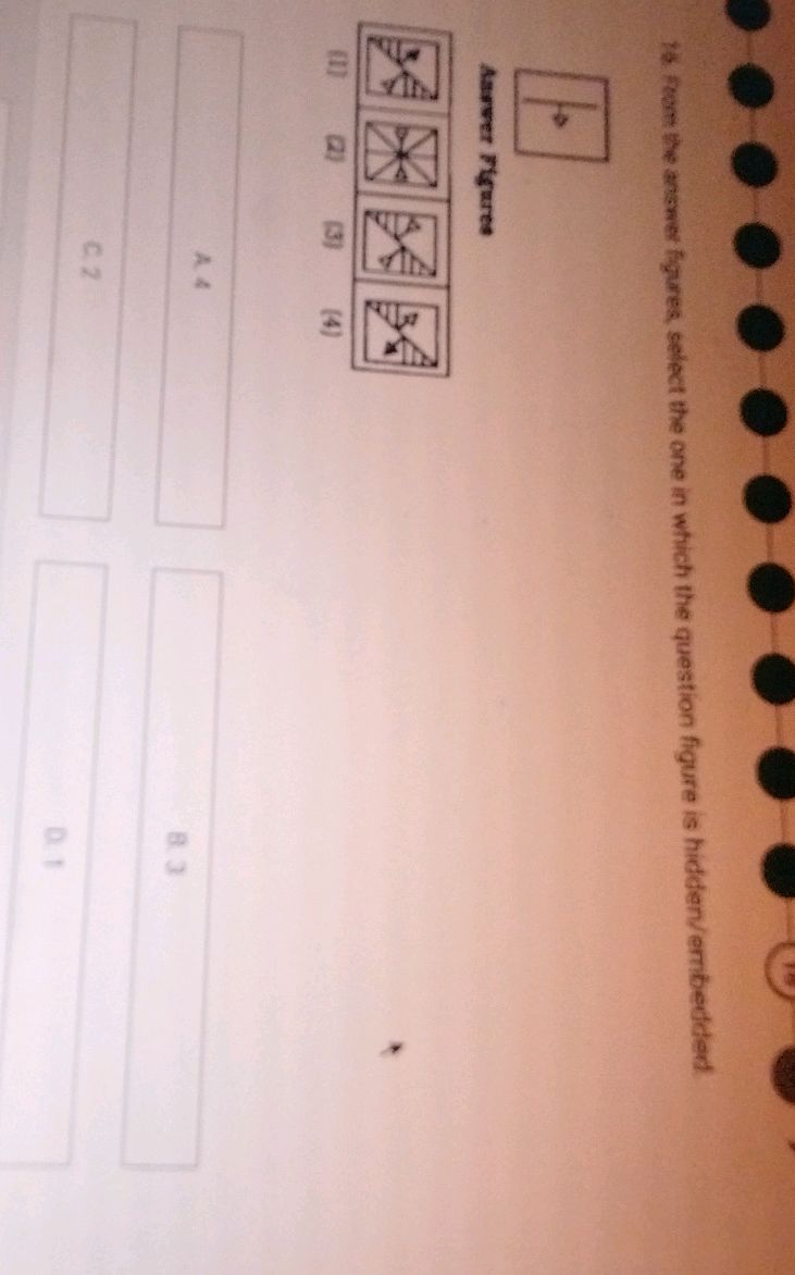 16. From the answer figures, select the one | StudyX
