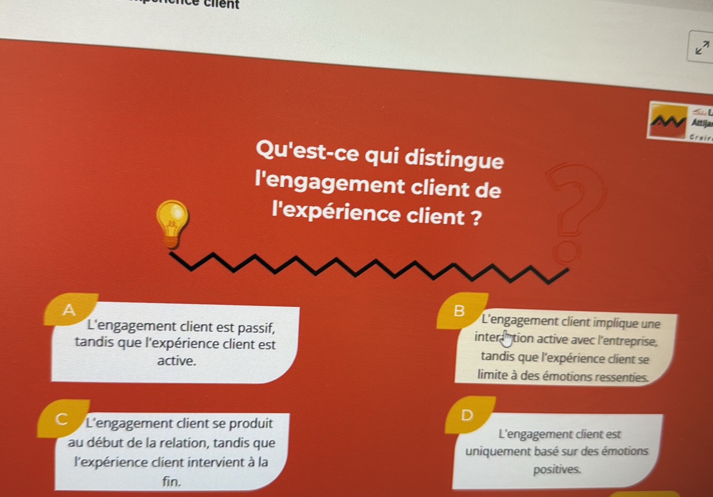 Qu'est-ce qui distingue l'engagement client | StudyX