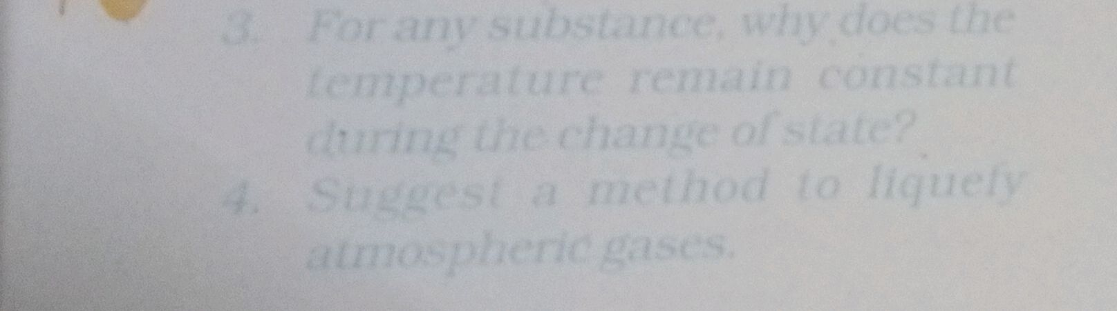 3. For any substance, why does the | StudyX