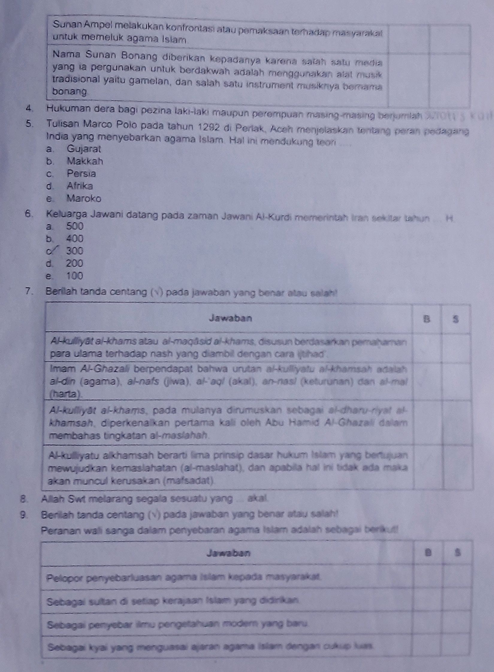 Sunan Ampol melakukan konfrordasi alau | StudyX