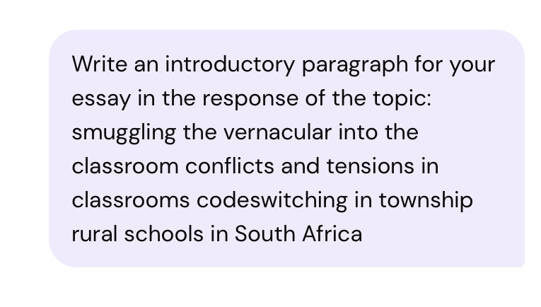 Write an introductory paragraph for your | StudyX
