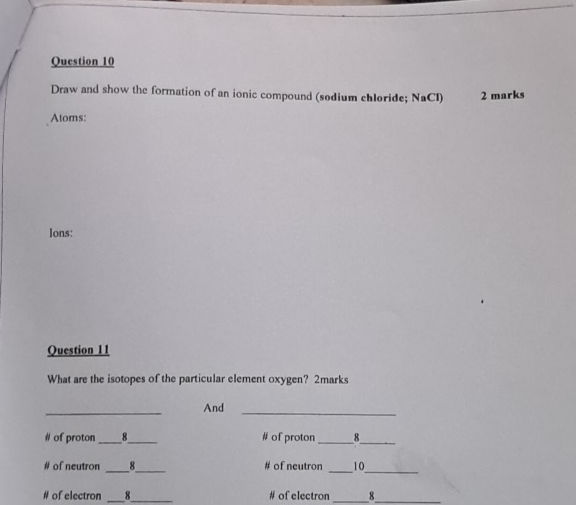Question 10 Draw and show the formation of | StudyX