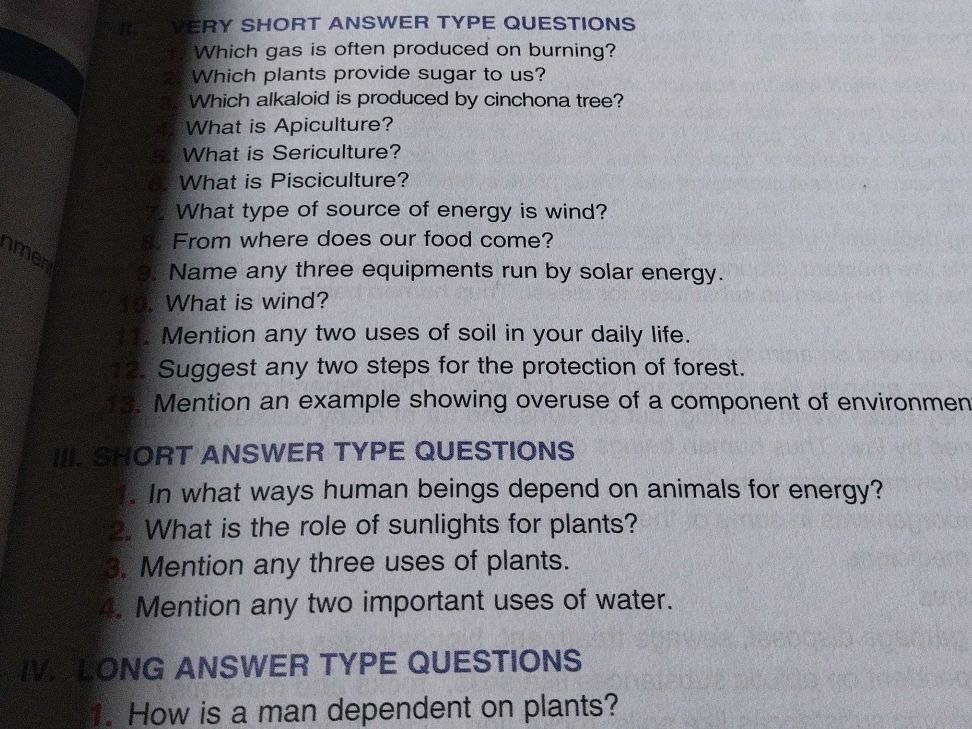 VERY SHORT ANSWER TYPE QUESTIONS 1. Which | StudyX